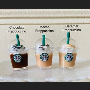 Starbucks | Accessories | Starbucks Caramel Frappucino Inspired ...